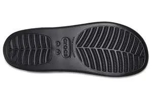 CROCS Platform Slide Sandals - Black