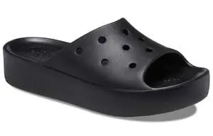 CROCS Platform Slide Sandals - Black