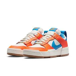 Nike Dunk Low Disrupt "supa" Sneakers - White/orange/blue