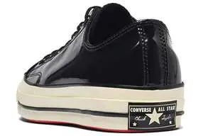 CONVERSE Chuck 70 Ox Patent Low Top Sneakers - Black