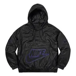 Supreme X Nike Leather Anorak Box - Black