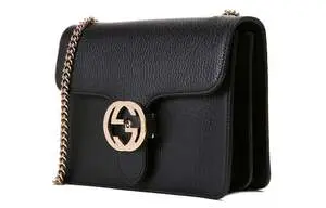 Gucci Leather Organ Satchel Single Shoulder Bag