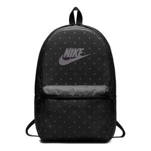 Nike Heritage Backpack With Logo And Polka Dot Pattern - Blackgray