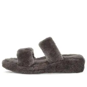 UGG Fuzz Yeah Slide Sandals - Gray