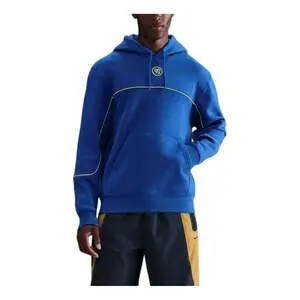 Nike Club Total 90 Soccer Pullover Hoodie - Game Royal/lightning