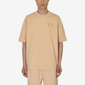 JORDAN X Union Crossover Ss22 Solid Color Breathable Logo Round Neck Short Sleeve Asia Edition Khaki - Default Color