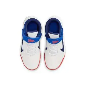Nike Team Hustle D 10 Flyease Basketball Shoes - Gray/blue