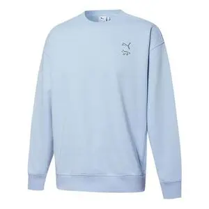 PUMA X Maison Kitsune Round Neck Sweatshirt - Blue
