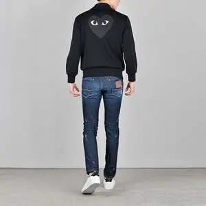 Play Comme Des Garcon Big Heart Track Jacket