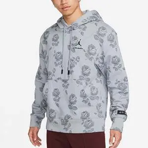 JORDAN X A Ma Maniere Floral Print Hoodie - Grey