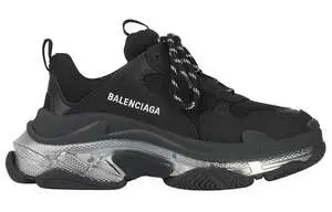 Balenciaga Triple S Iridescent Sneakers - Black