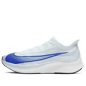 Nike Zoom Fly 3 Athletic Sneakers - White/blue