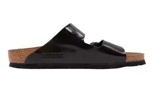 BIRKENSTOCK Arizona Patent Sandals - Black