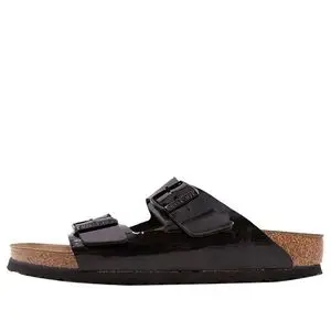 BIRKENSTOCK Arizona Patent Sandals - Black