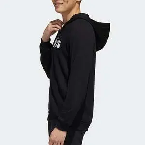 Adidas Neo Alphabet Printing Casual Sports Zipper - Black
