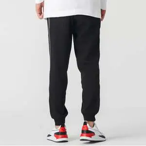 PUMA Metallic Nights Tape Logo Printed Knitting Sports Trouser - Black