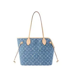 LOUIS VUITTON Neverfull Mm Monogram Denim