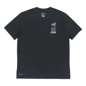 Nike Dri-fit Breathe Juicing Training Short Sleeve Tee - Black