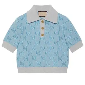 GUCCI Gucci GG Wool Jacquard Polo