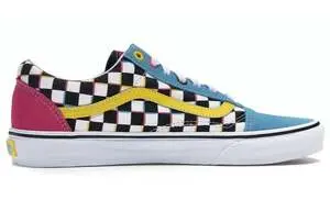 VANS Old Skool "crazy Checks" Sneakers - Blue/yellow
