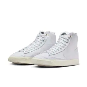 Nike Blazer Mid '77 Canvas High Top Sneakers - White/sail