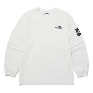 The North Face Label Long Sleeve T-shirt - White