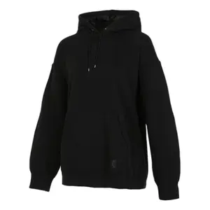 JORDAN Air Flight Fleece Pullover Hoodie - Black