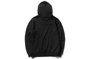 VANS Alphabet Pattern Pullover Hoodie - Black