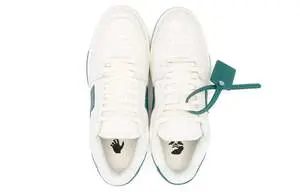 Off-White Out Of Office Low-top Sneakers - Green/white
