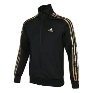 Adidas 3-stripes Tric Camouflage Track Jacket - Black