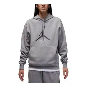 JORDAN Fleece Hoodie - Grey/black