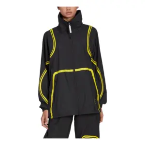 Adidas By Stella Mccartney Windbreaker Jacket - Black/yellow