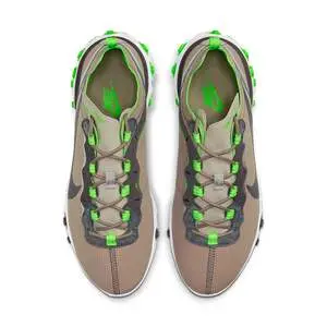 Nike React Element 55 Cq4600-201 Sneakers - Brown/green
