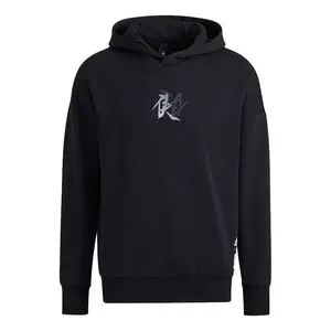 Adidas Martial Arts Series Graphic Print Hoodie - Black