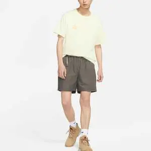 Nike Series Solid Color Logo Cargo Casual Shorts Cz6705-004 - Multi-color