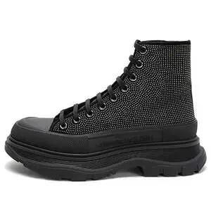 Alexander McQueen Studded Lace-up Boots