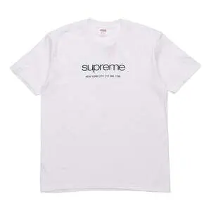 Supreme Ss20 Classic Logo Short Sleeve - White