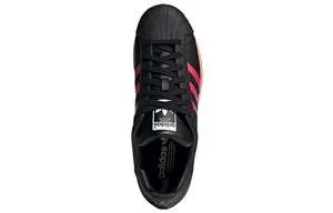 Adidas Originals Superstar Low Top Sneakers - Black/red