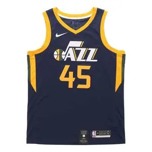 Nike Nba Mitchell Utah Jazz Team Limited Sw Jersey Blue - Navy