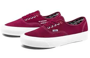 VANS Authentic Lx "capturing The Journey" Collaboration - Dark Red