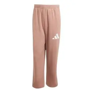 Adidas Essentials Wide Leg 3 Bar Logo Pants Asia Sizing - Pink