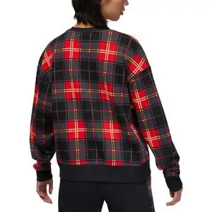 JORDAN Air Brooklyn Fleece Crew Checked