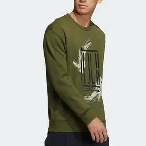 Adidas Crewneck Pullover With Graphic Print