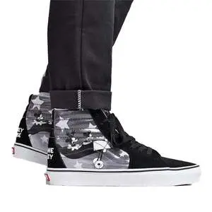 VANS Disney X Sk8-hi 'plane Crazy' High Top Sneakers - Black