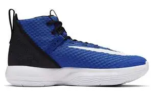 Nike Zoom Rize Team Mid Top Basketball Sneakers - Blue/black/white