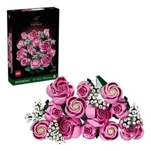 Lego Botanicals Pink Roses Building Set - Multi-color