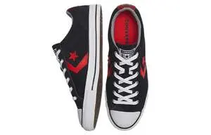 CONVERSE Star Player Low Top Sneakers - Black/red