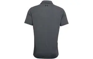 Under Armour Logo Pattern Loose Short Sleeve Polo Shirt Gray