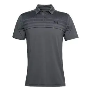 Under Armour Logo Pattern Loose Short Sleeve Polo Shirt Gray - Grey