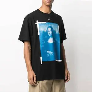 Off-White Ss21 Mona Lisa Printing - Black